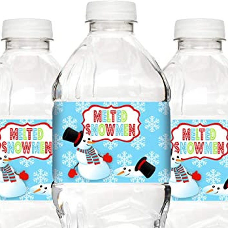 Snowman Labels - Etsy