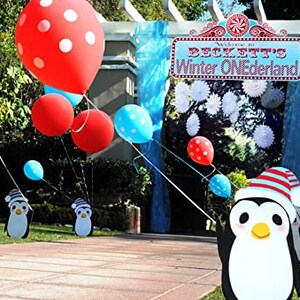 Penguin Standee Winter Wonderland Cutout Party Decoration - Etsy