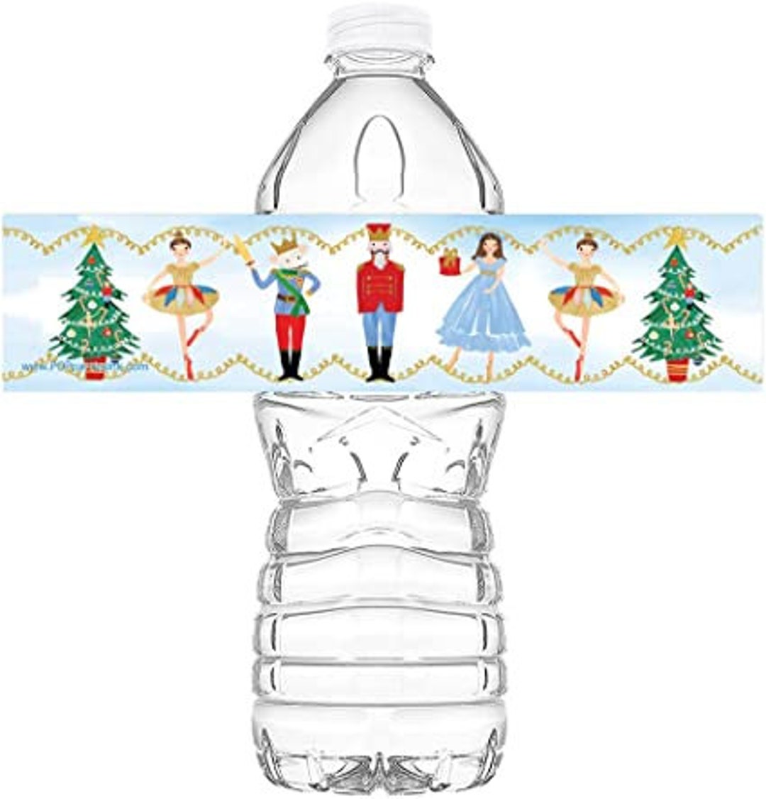 Nutcracker Party Bottle Labels - 20 Water Decorations Supplies Ballet ...