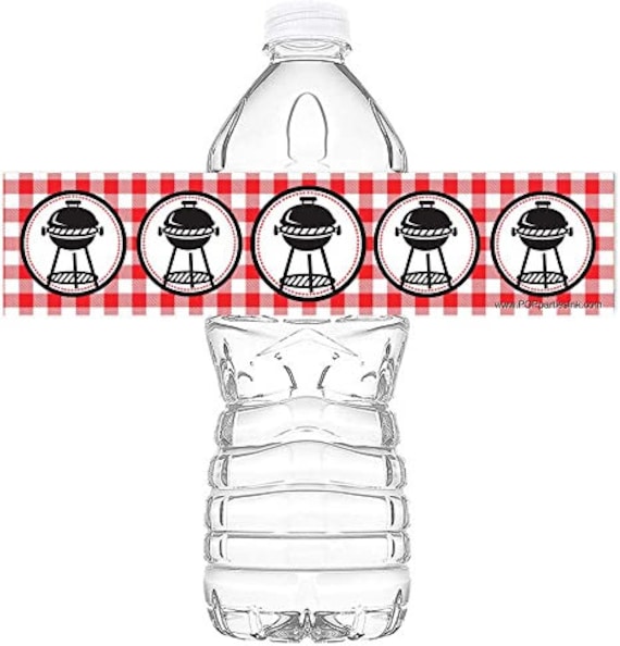 Picnic Waterproof Bottle Labels 20 Bottle Labels Baby Q | Etsy