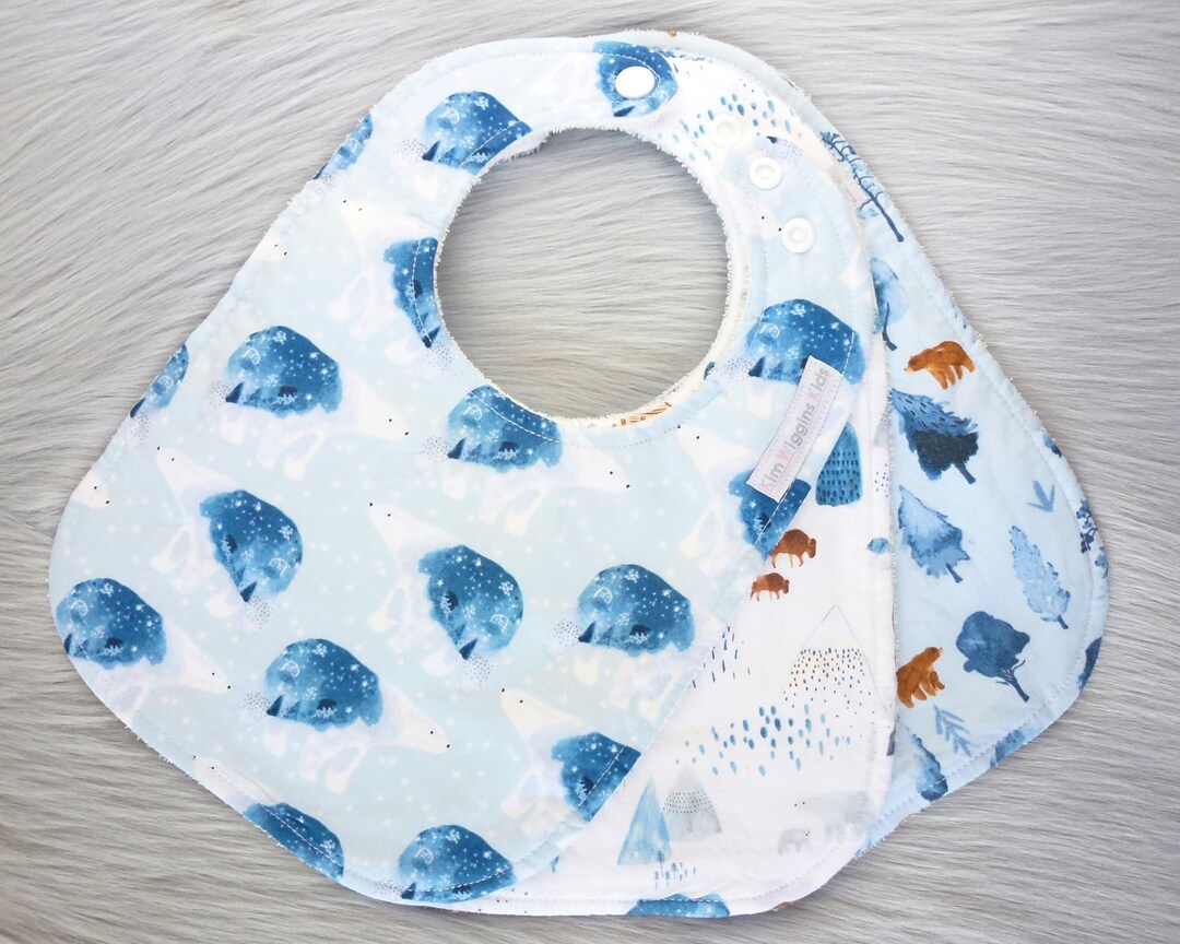 Woodland Baby Boy Bibs Set of 3 - Etsy