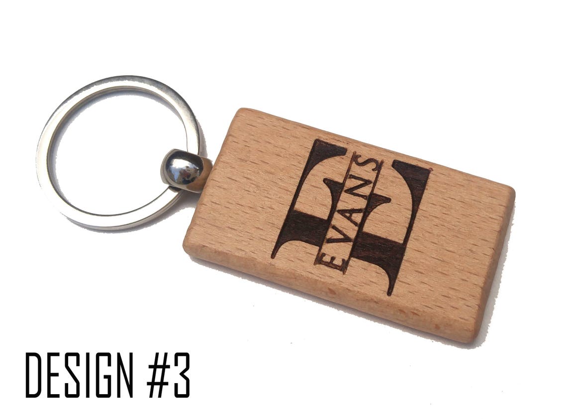 Personalized Keychain Laser Engraved | Etsy
