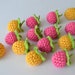 Crochet Raspberries, Crochet Berries, Play Food, Soft Toys, Handmade ...