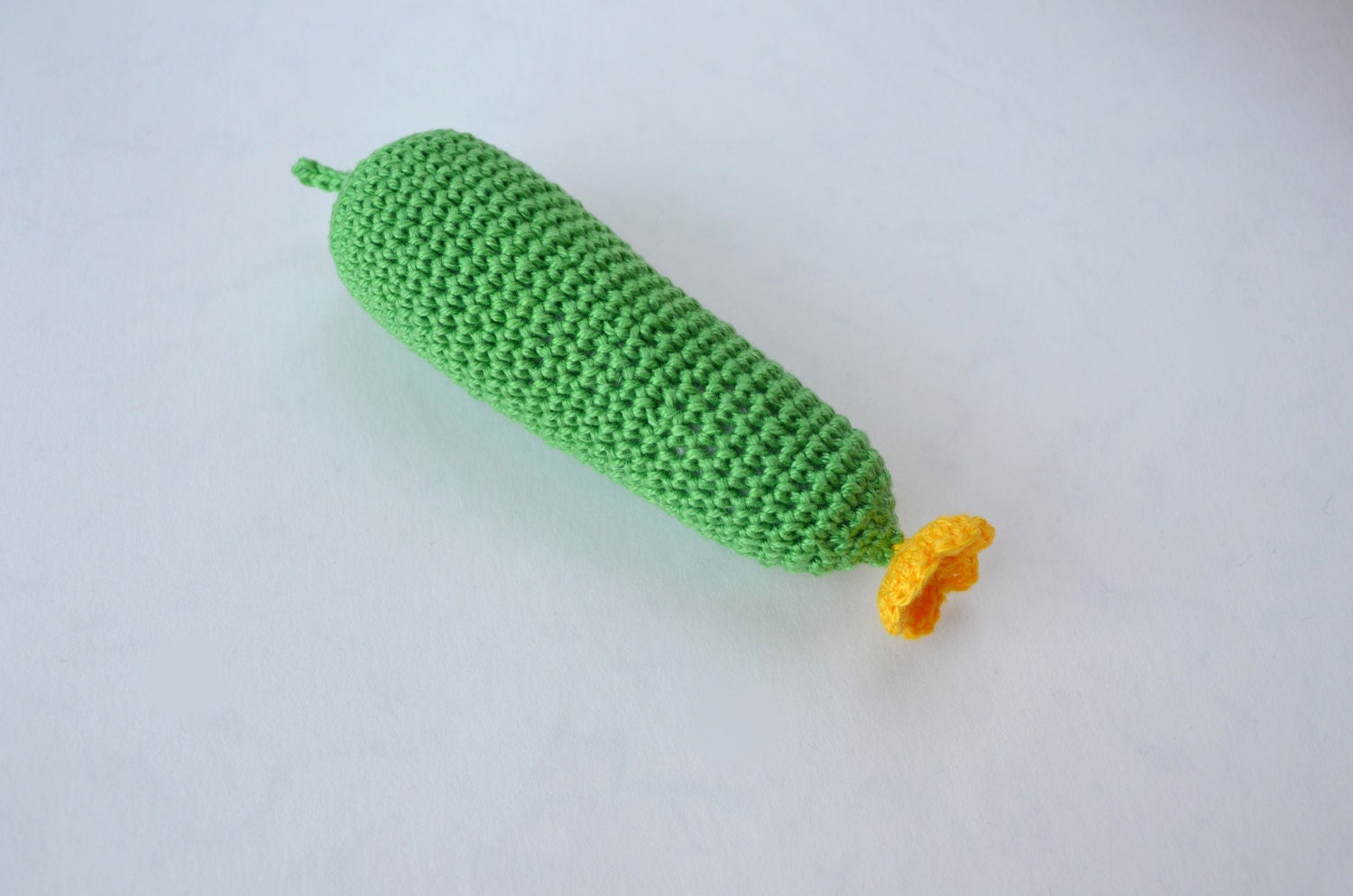 Crochet Cucumber Crochet Vegetables Play Food Toy Kitchen - Etsy