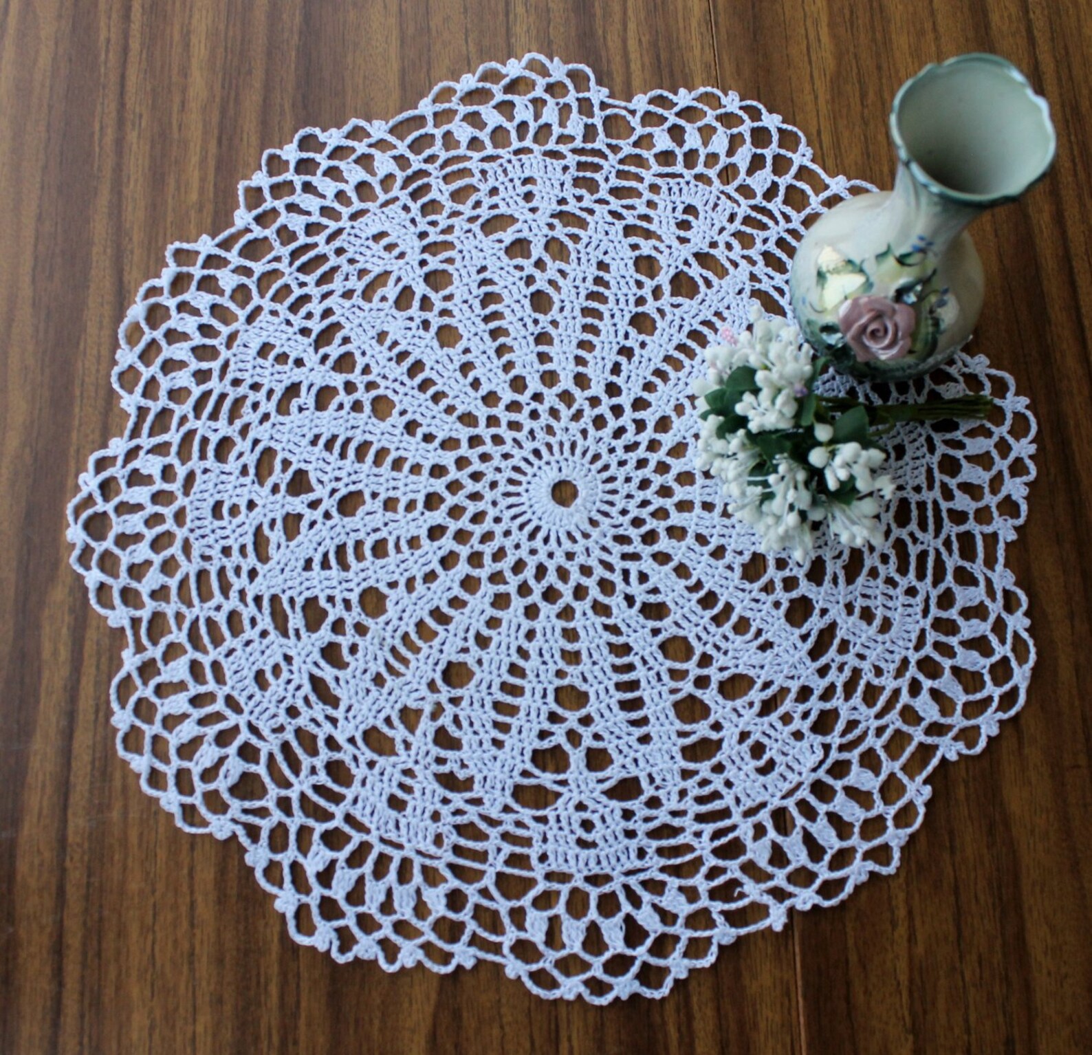 Knitted Doily Openwork Doily Crochet Doily Handmade Doily - Etsy