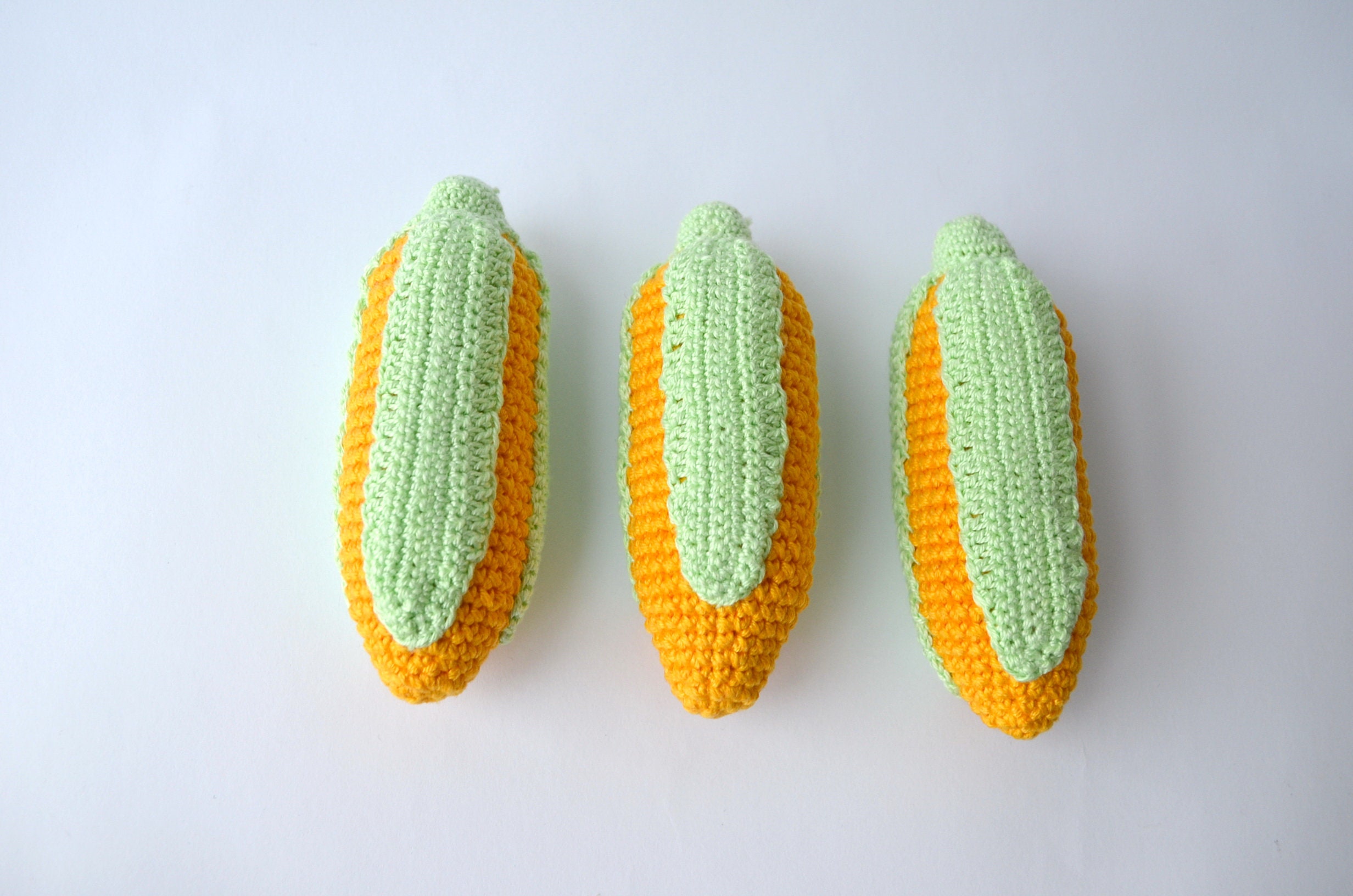 Knit Corn, Crochet Vegetables, Play Food, Soft Toys, Handmade Toys, Eco ...