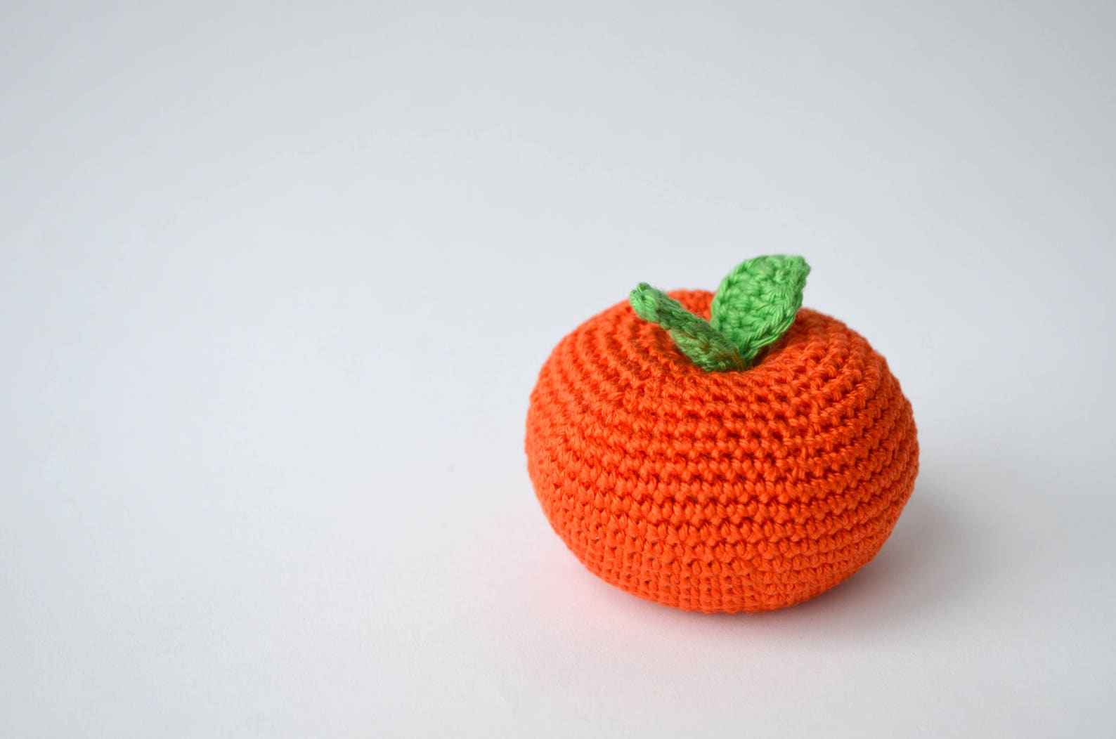 Crochet Mandarin, Crochet Fruit, Kitchen Decoration, Knitted Mandarin ...