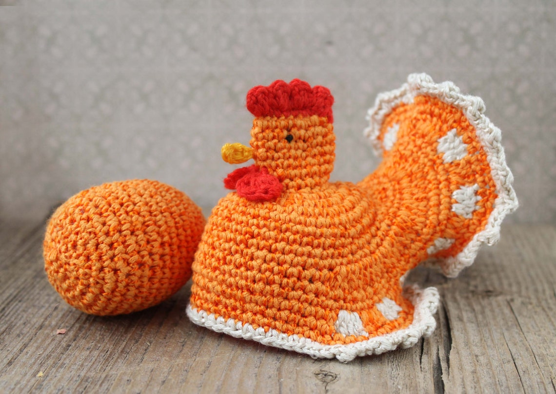 Easter Gift Crochet Easter Chicken Chicken Egg Warmers Play - Etsy