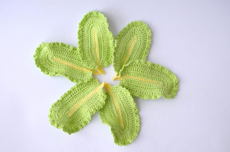 Crochet Salad 2 Pcs, Play Food,crochet Vegetables,kitchen Decor, Soft ...