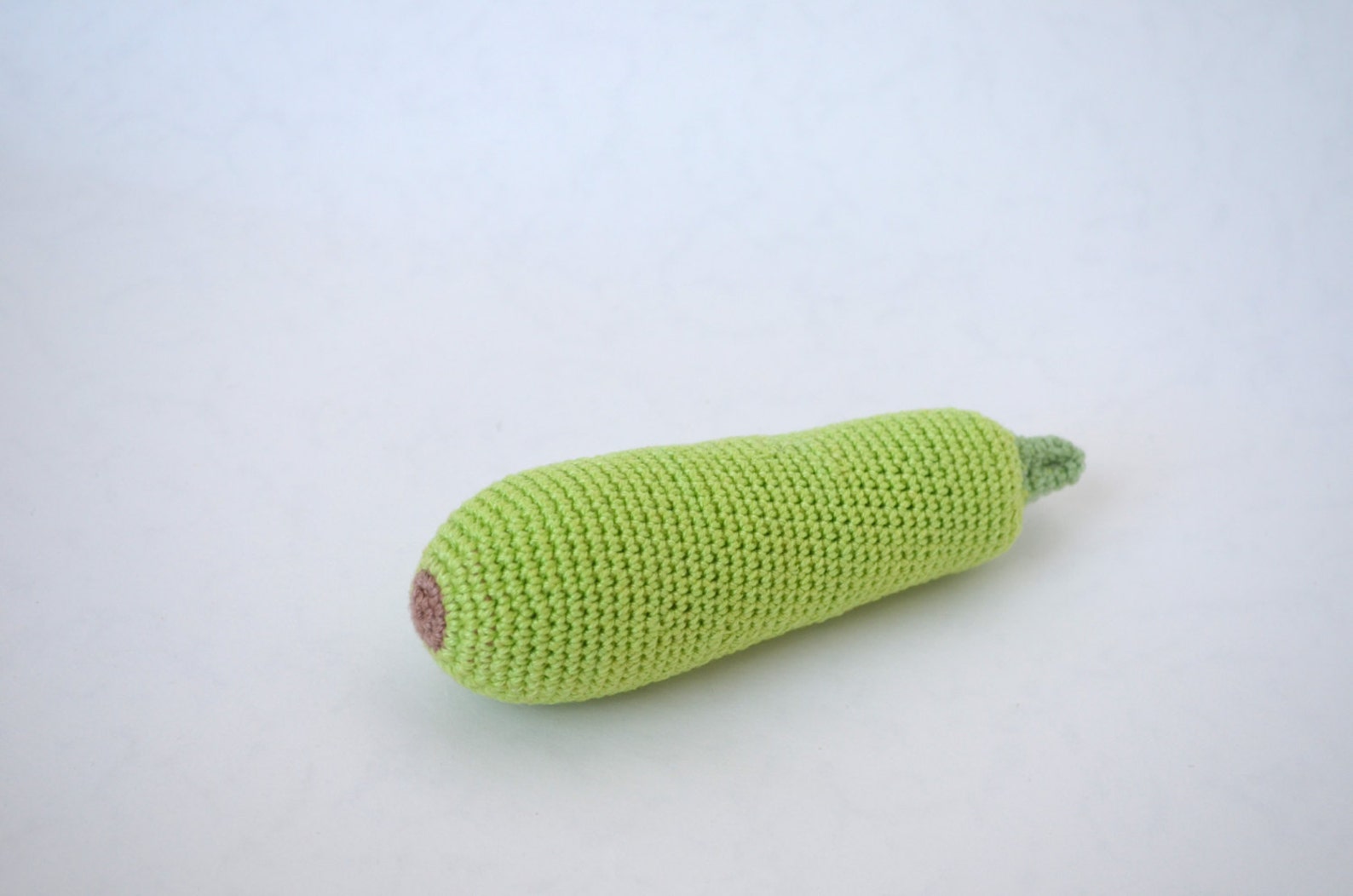 Crochet Zucchini, Crochet Vegetables, Play Food Toy , Kitchen Decor ...