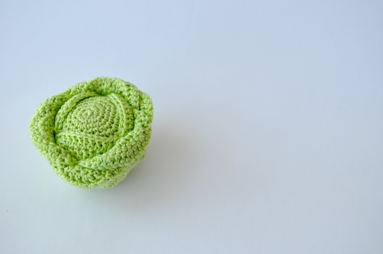 Crochet cabbage crochet vegetables play food toy kitchen | Etsy