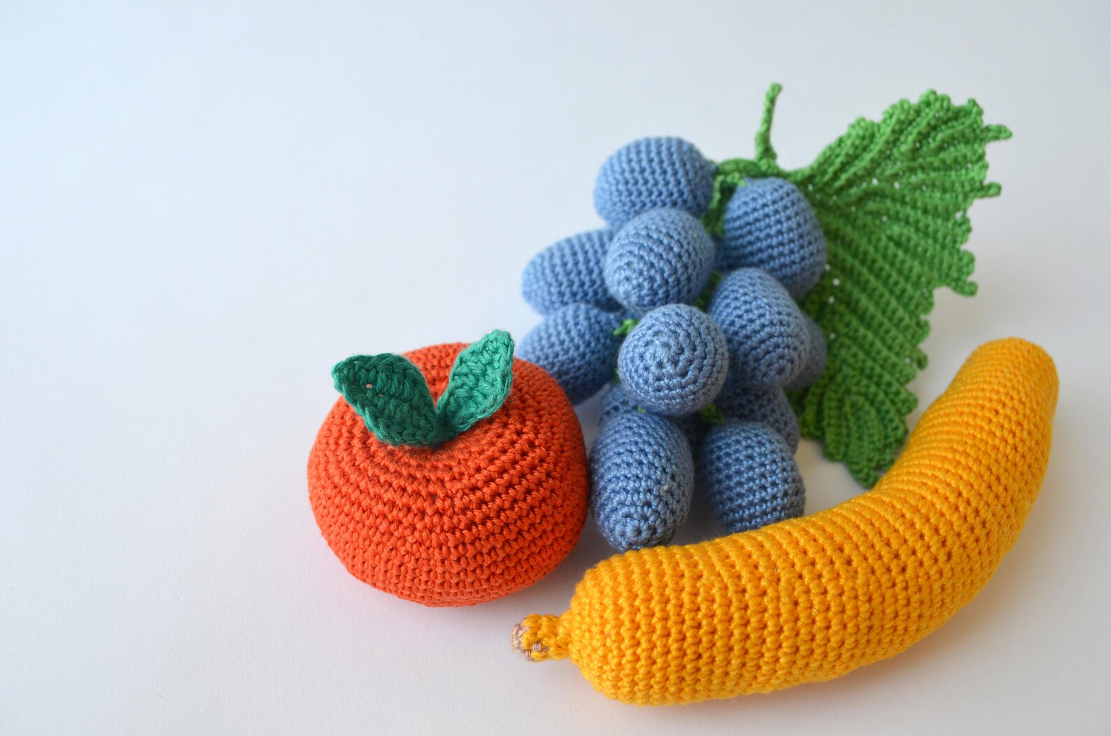 Crocheted Fruits, Play Food, Crochet Food, Soft Toys, Handmade Toys ...