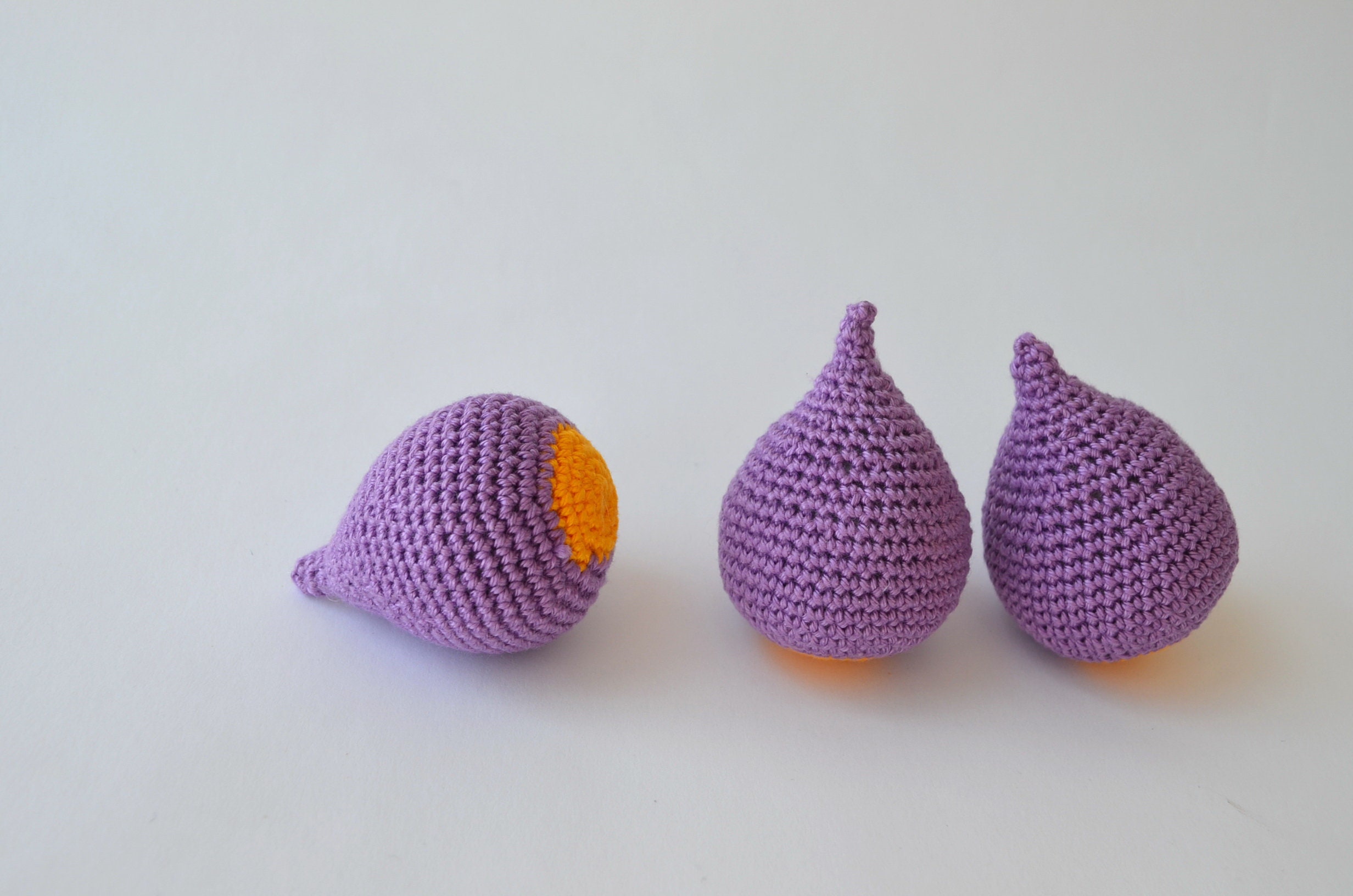 Crochet Figs Crochet Fruit Handmade Toys Soft Toys - Etsy