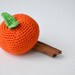 Crochet Mandarin, Crochet Fruit, Kitchen Decoration, Knitted Mandarin ...
