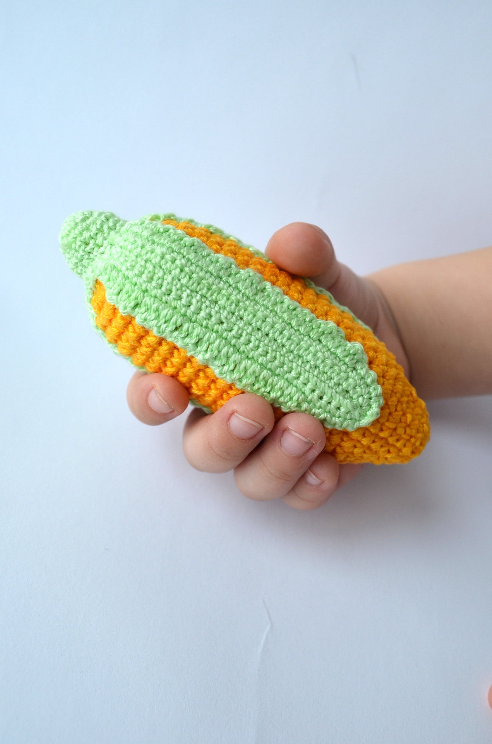 Knit Corn, Crochet Vegetables, Play Food, Soft Toys, Handmade Toys, Eco ...