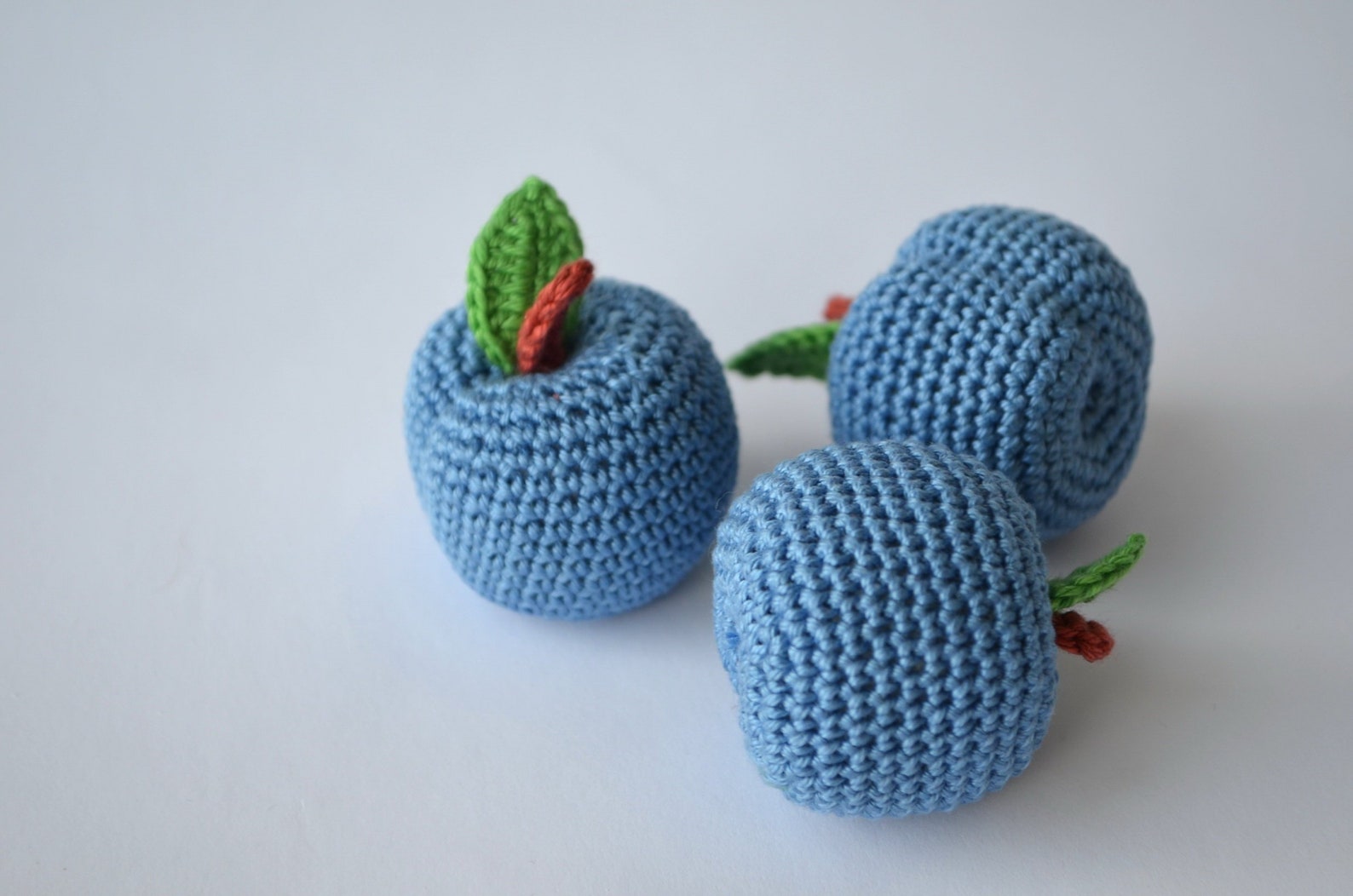 Crochet Plums Crochet Berries Play Food Soft Toys Handmade - Etsy