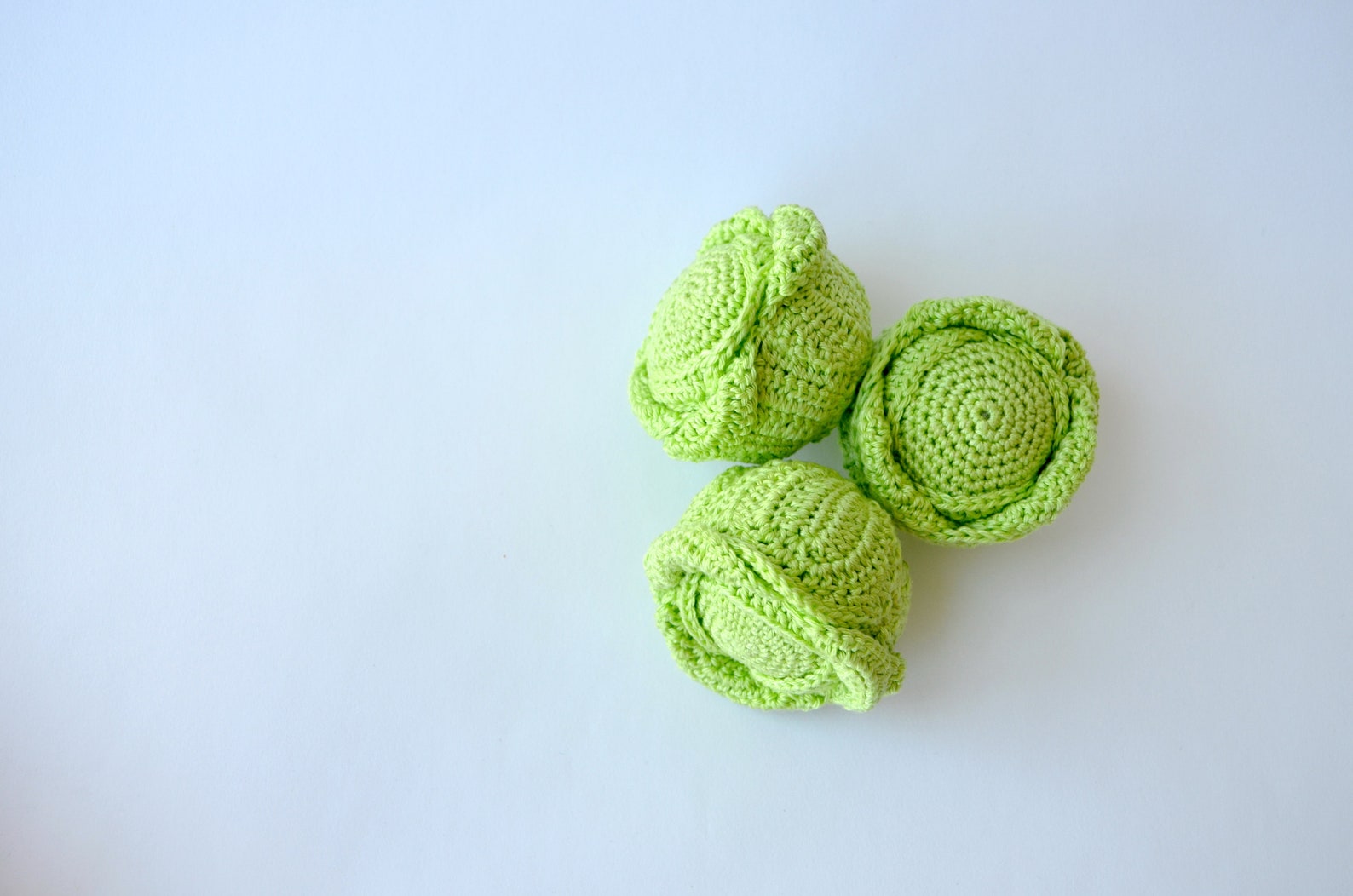 Crochet cabbage crochet vegetables play food toy kitchen | Etsy