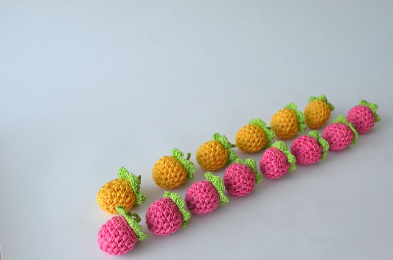 Crochet Raspberries, Crochet Berries, Play Food, Soft Toys, Handmade ...