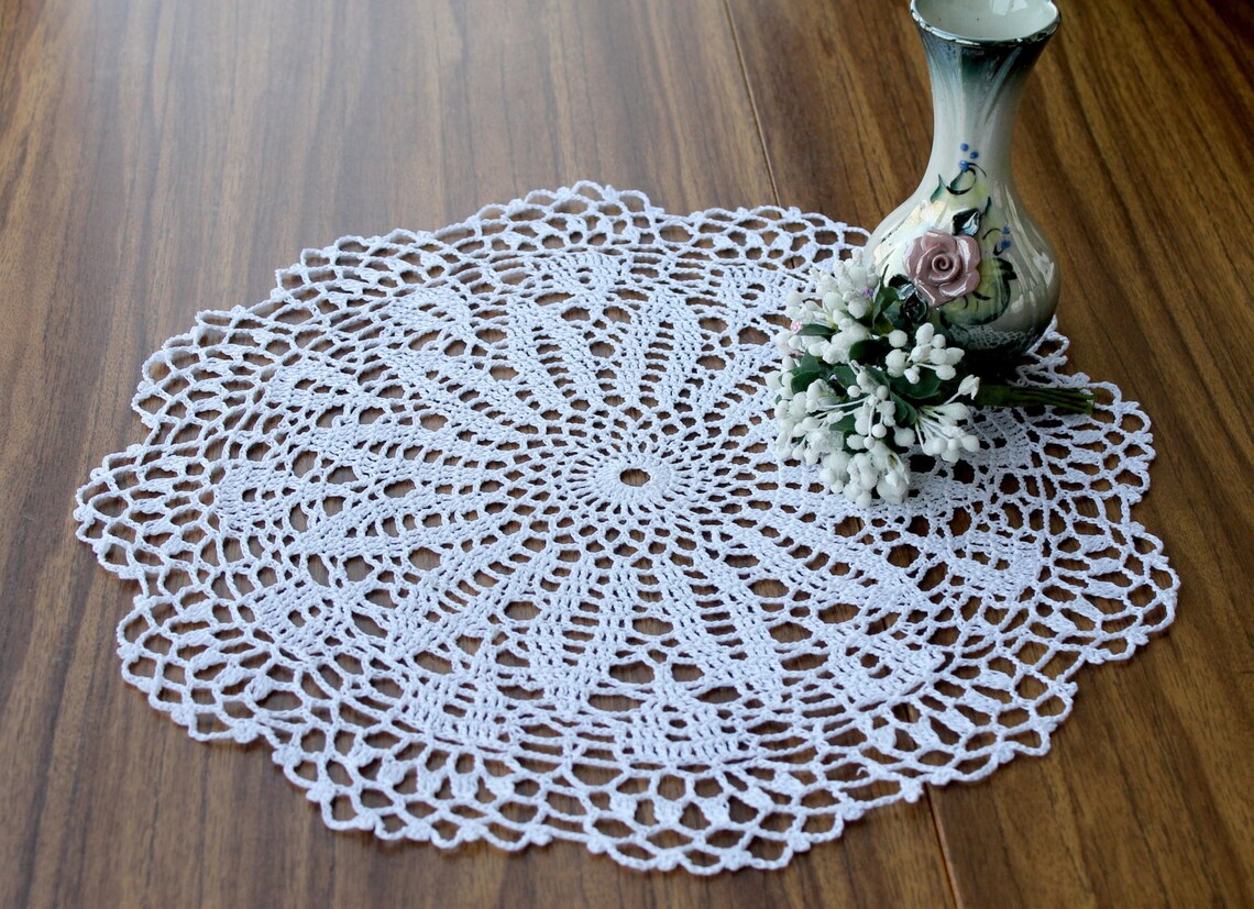 Knitted Doily, Openwork Doily, Crochet Doily, Handmade Doily, Home ...
