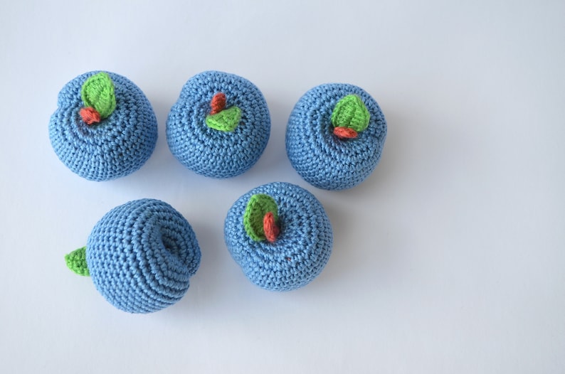 Crochet Plums Crochet Berries Play Food Soft Toys Handmade - Etsy