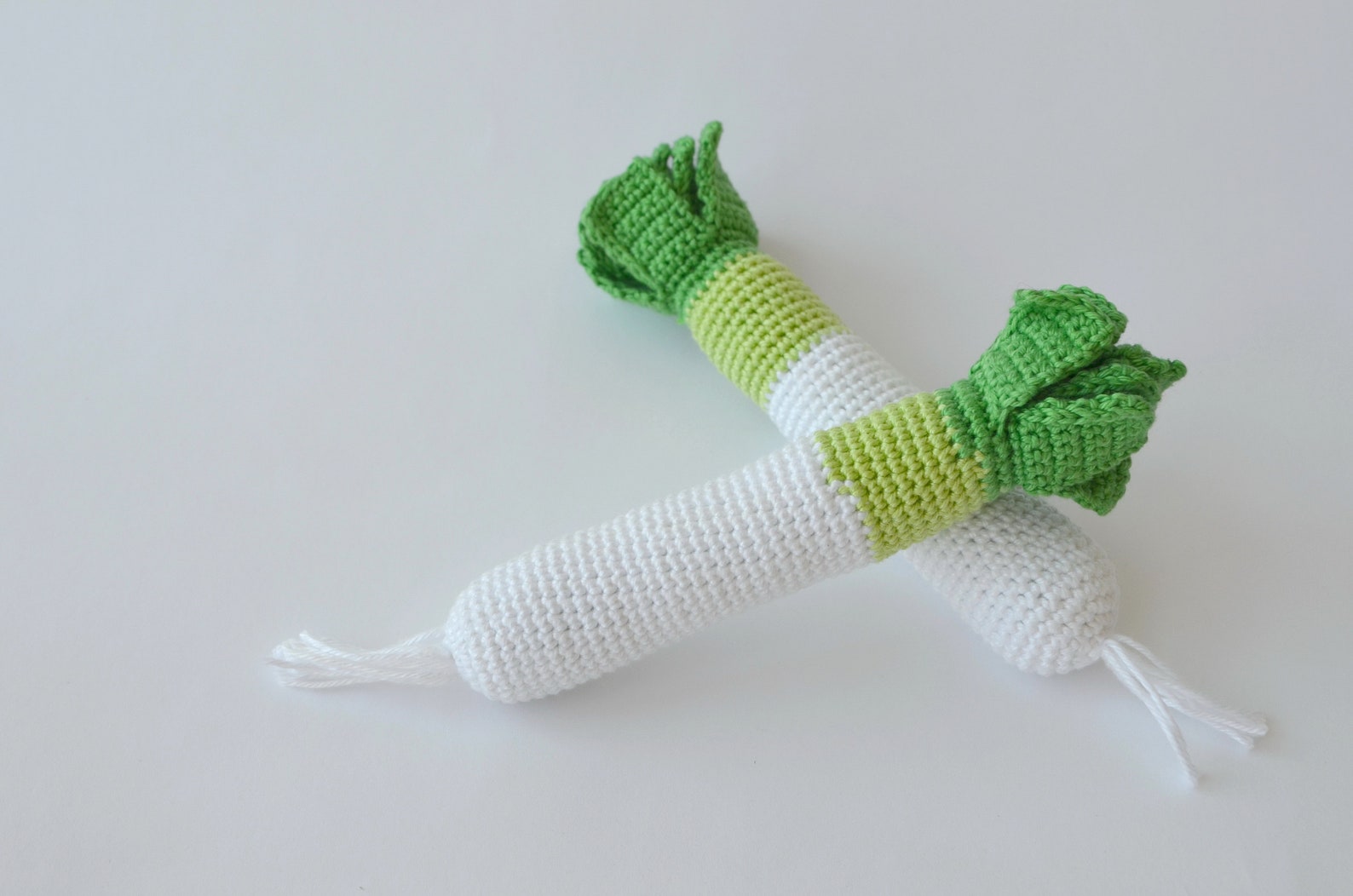 Crochet Leek, Crochet Vegetables, Play Food, Soft Toys, Handmade Toys ...