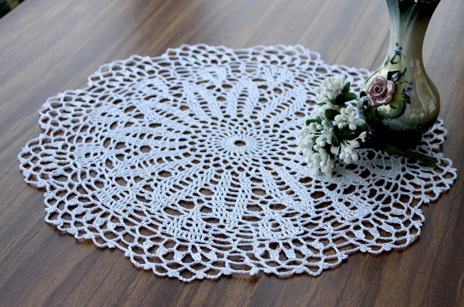 Knitted Doily, Openwork Doily, Crochet Doily, Handmade Doily, Home ...