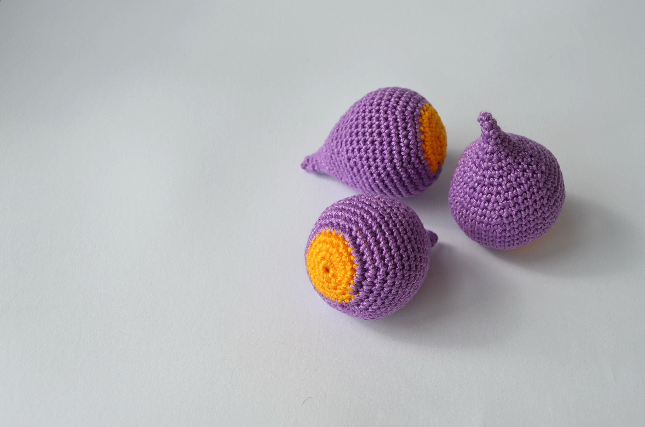 Crochet Figs Crochet Fruit Handmade Toys Soft Toys - Etsy