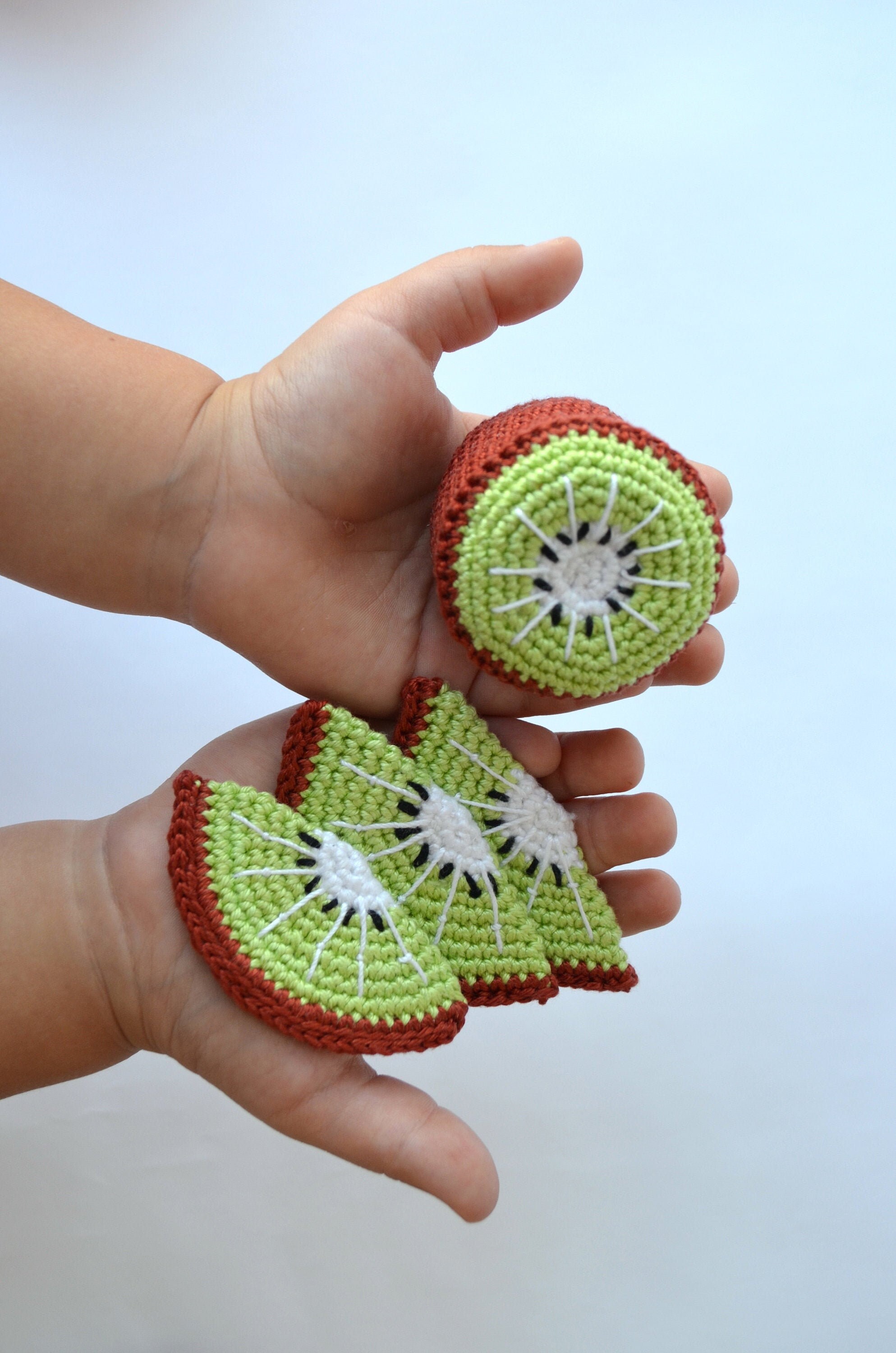 Crochet Kiwi Toy Crochet Fruits and Vegetables Pretend Play - Etsy