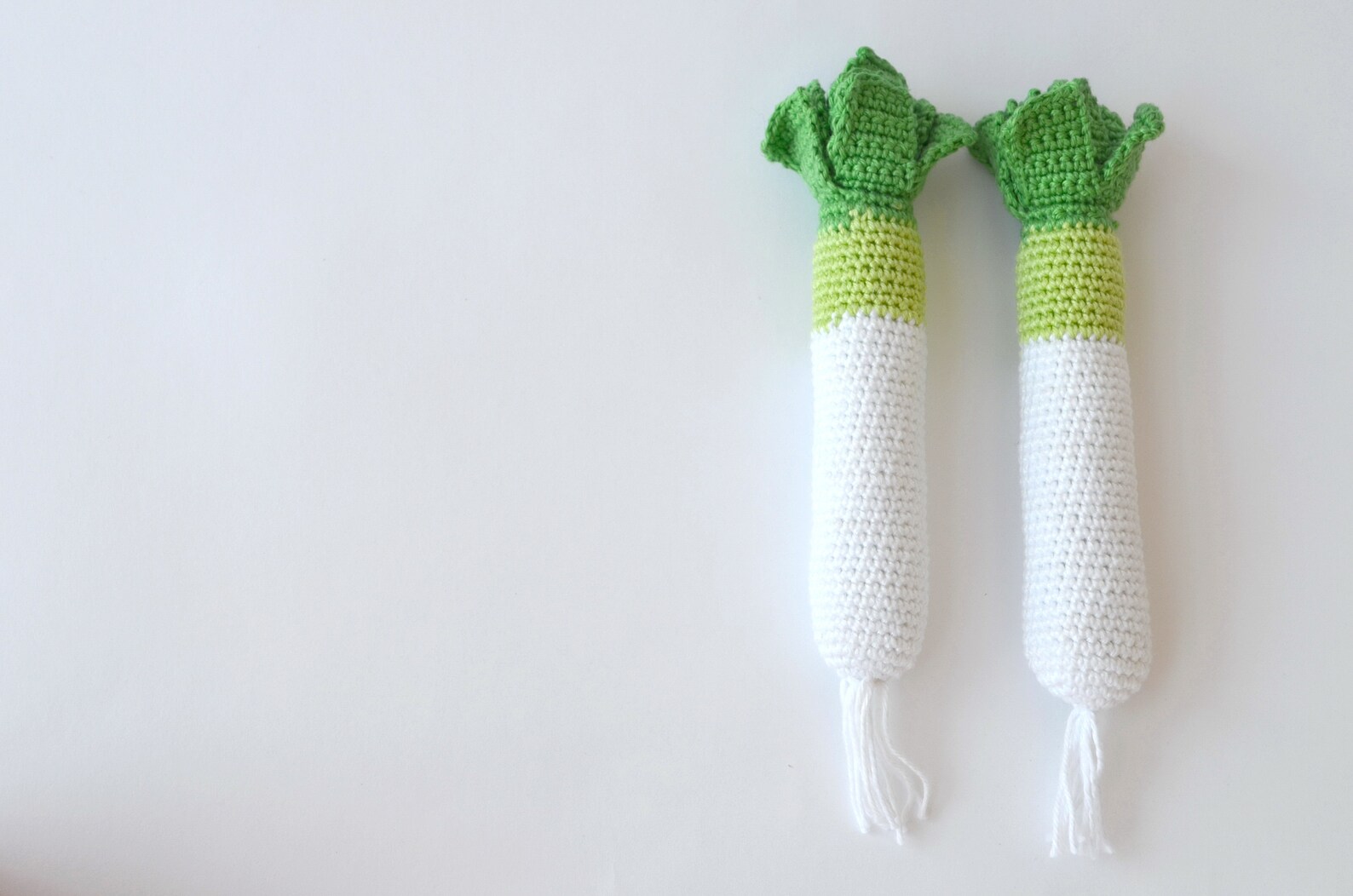 Crochet Leek, Crochet Vegetables, Play Food, Soft Toys, Handmade Toys ...
