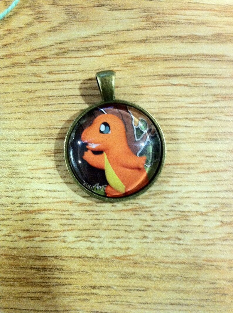 Custom Pokémon Necklace upcycled Trading Cards - Etsy