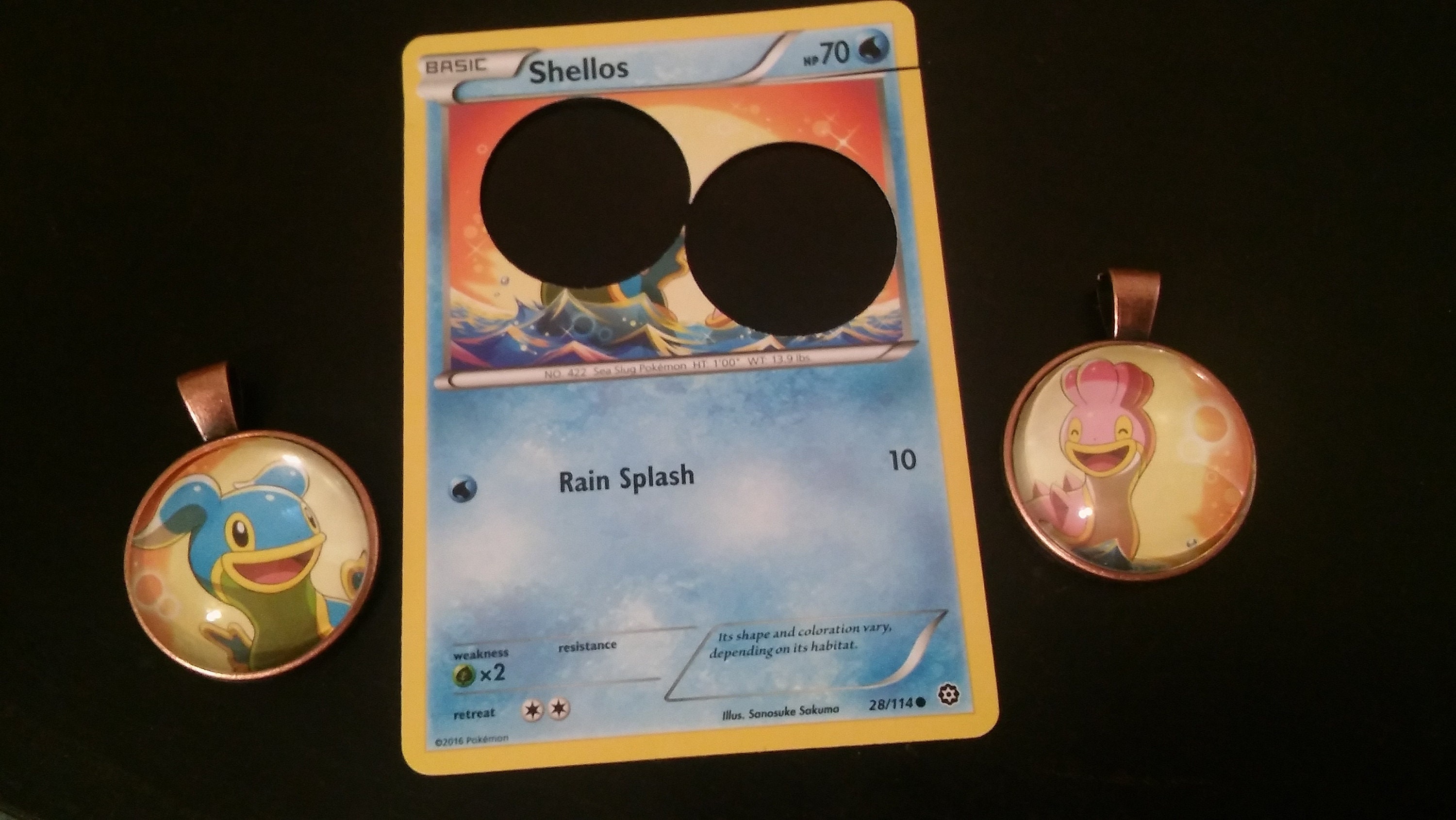 Custom Pokémon Necklace upcycled Trading Cards - Etsy