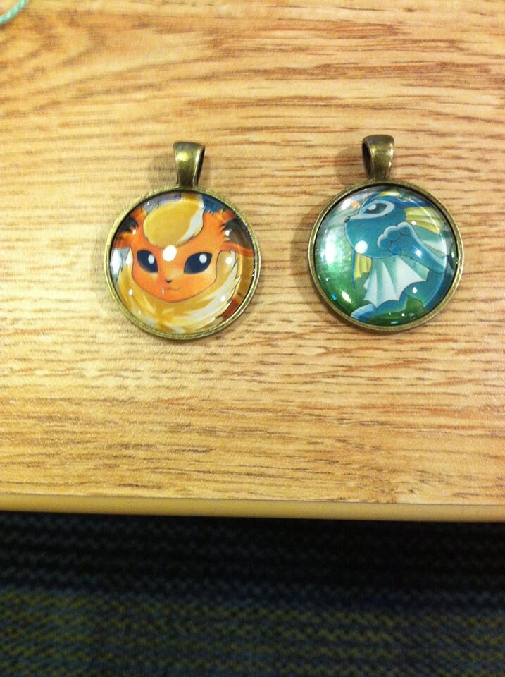 Custom Pokémon Necklace upcycled Trading Cards - Etsy