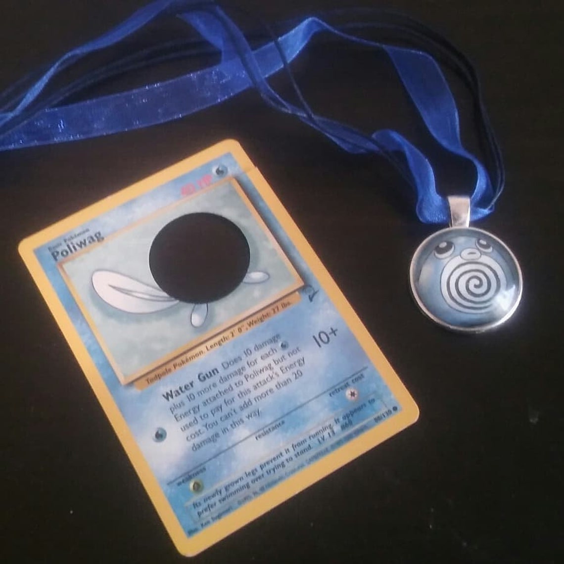 Custom Pokémon Necklace upcycled Trading Cards - Etsy