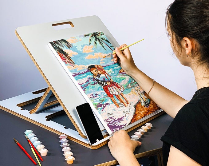 Set of 6pcs Mini Artist Blank Canvas Frame 4x4inch 10x10cm Oil Water ...