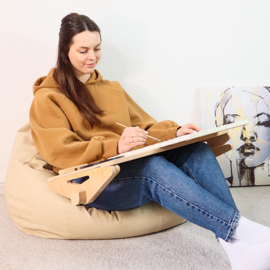 Portable Lap Desk Easel: Wood Artist Drawing Board Laptop Stand - Etsy