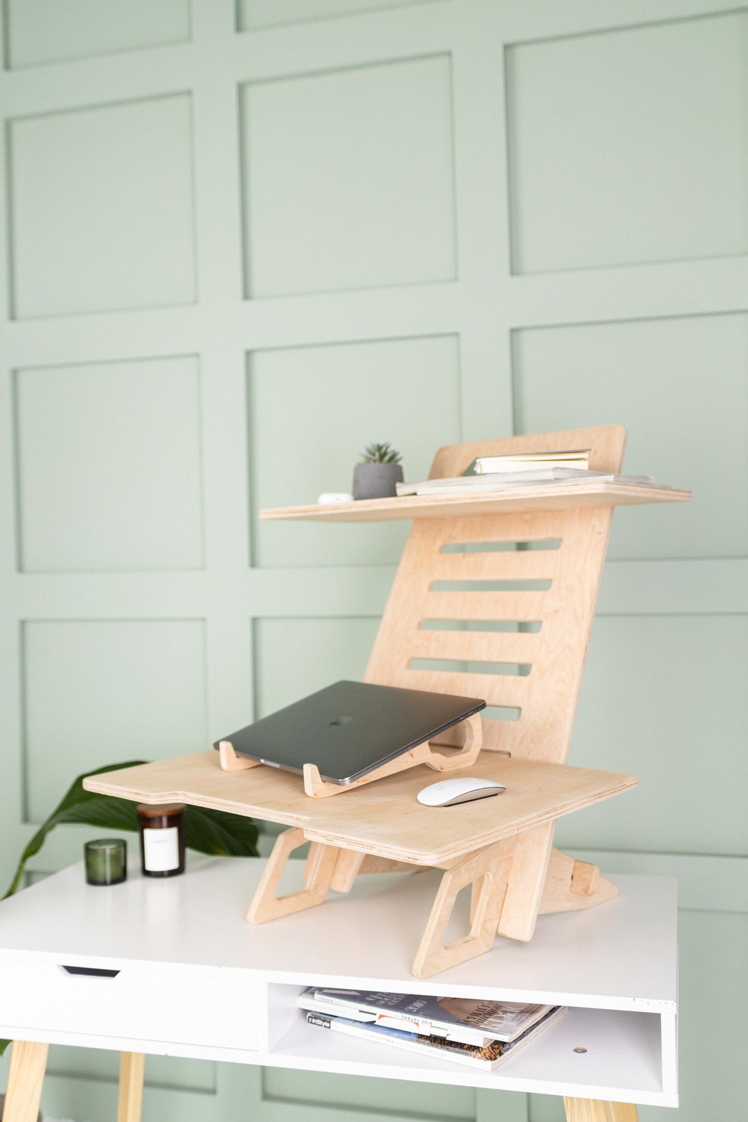 Standing Desk Laptop Stand Sit Stand Adjustable Computer Table - Etsy