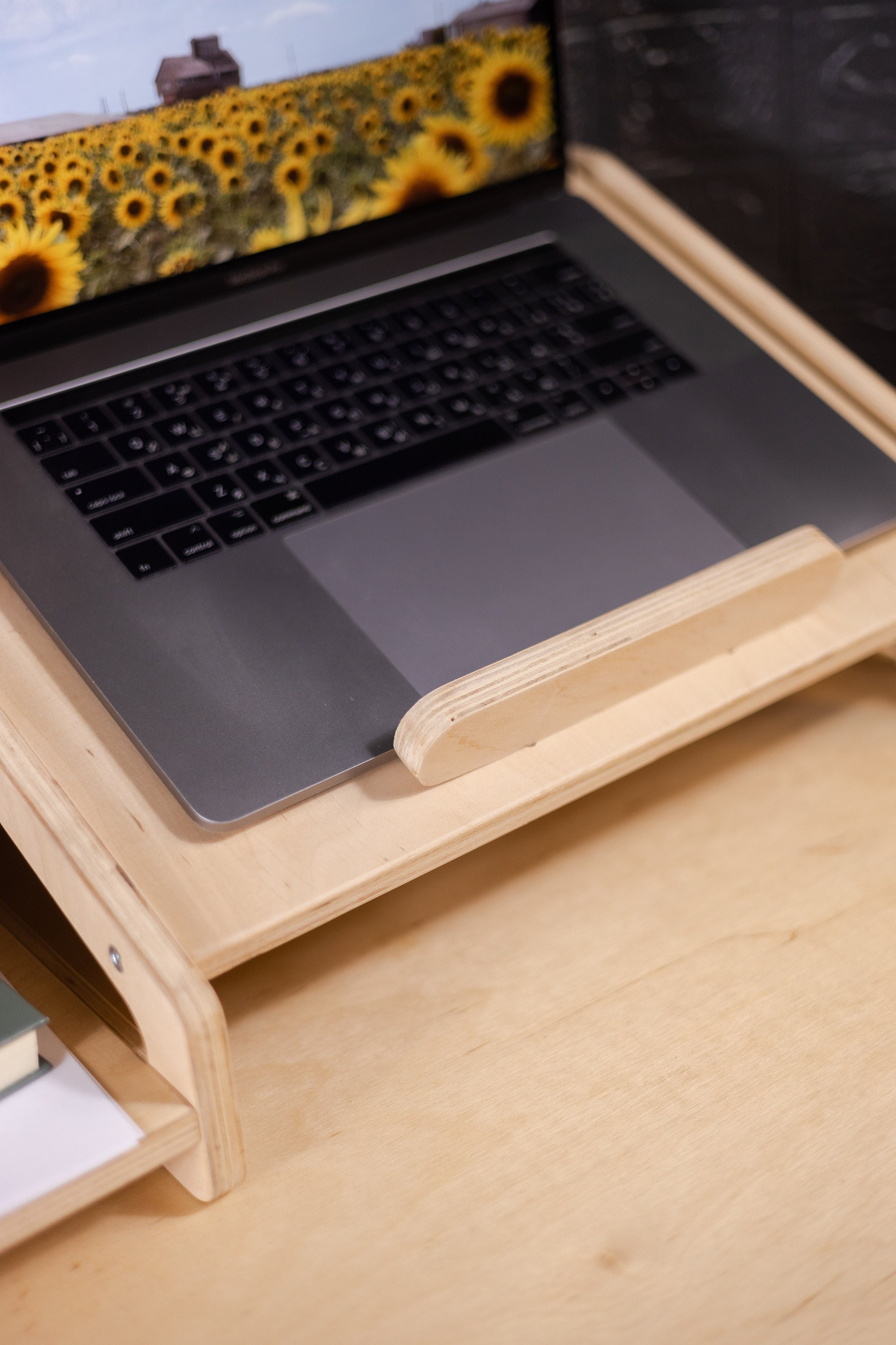 Desk Organizer Laptop Stand Office Desk Storage Personalized - Etsy