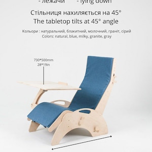 Plywood Furniture Lounge Chair Outdoor Lounger Adjustable Chair Work ...
