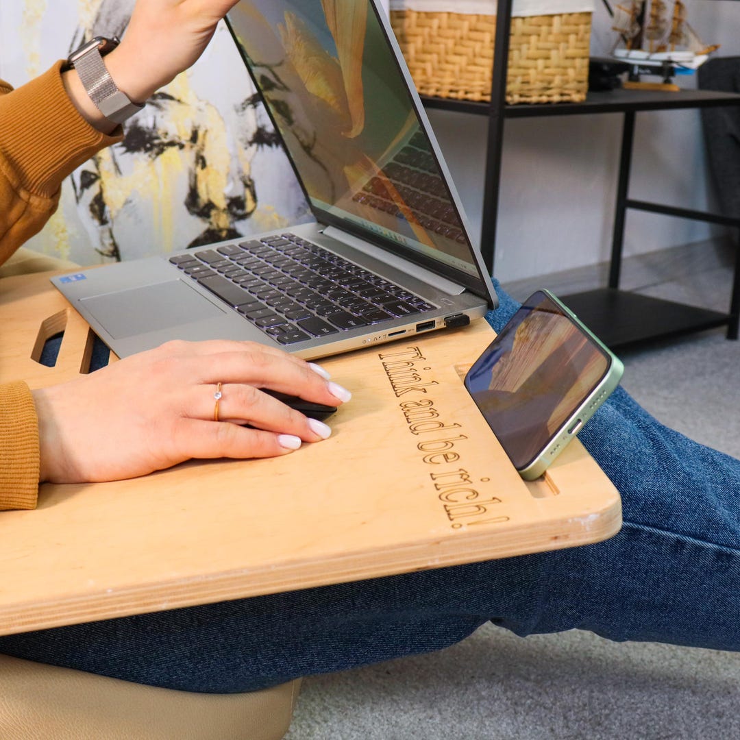 Laptop Stand Adjustable Lap Desk and Drawing Board for Home Office or ...