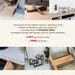 Computer Desk Adjustable Wooden Standing Laptop Desk Office Workstation ...