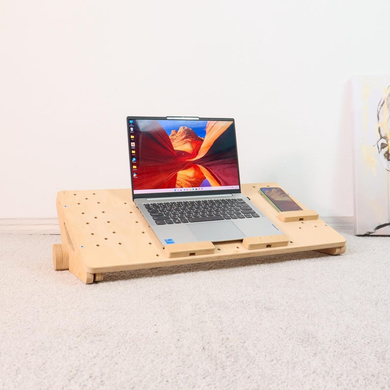 Portable Lap Desk Easel: Wood Artist Drawing Board Laptop Stand - Etsy