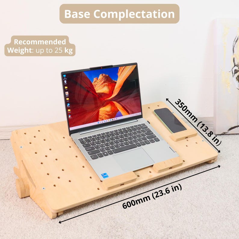 Portable Lap Desk Easel: Wood Artist Drawing Board Laptop Stand - Etsy
