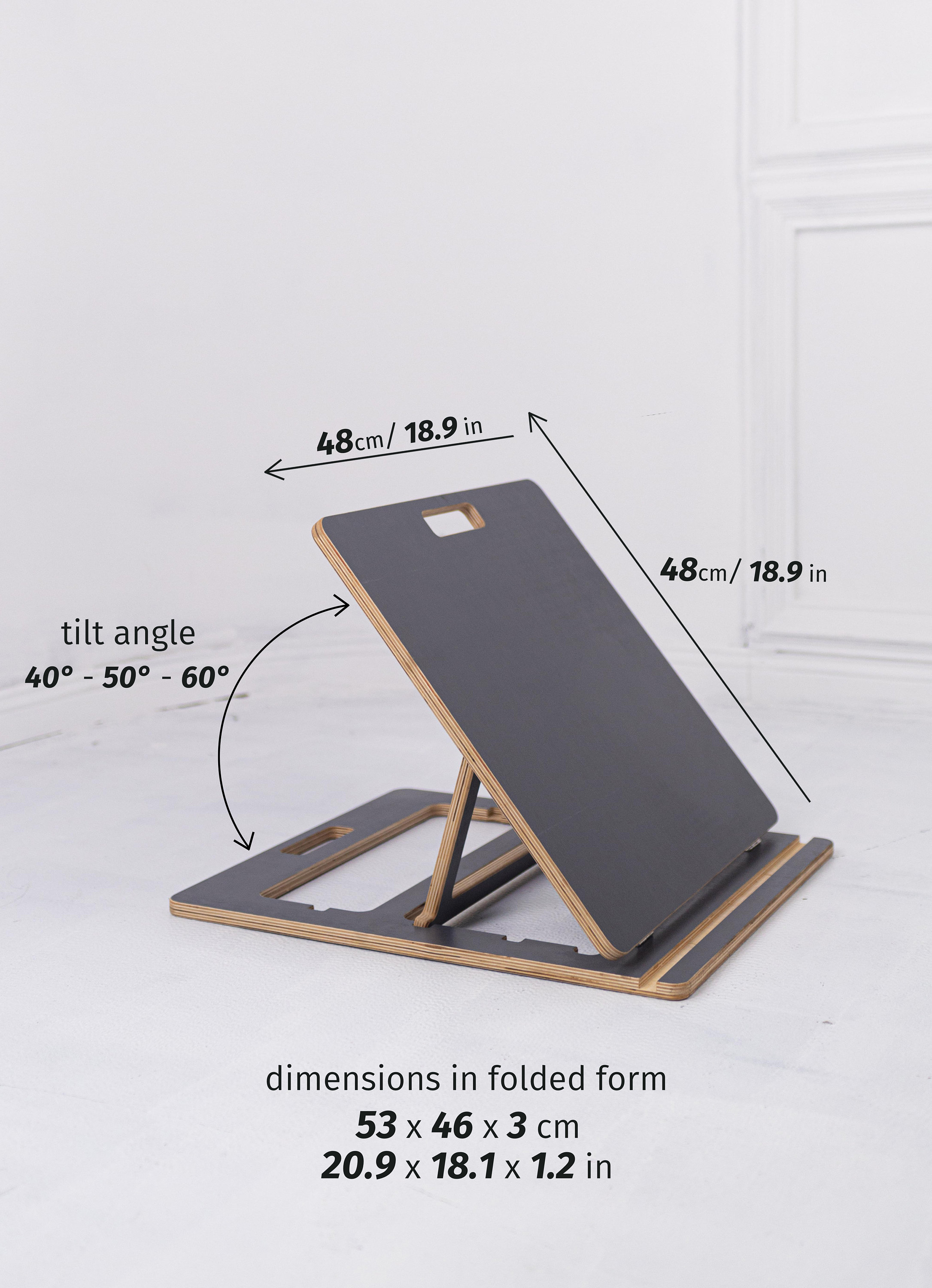 Drawing Board Adjustable Mini Art Desk Wooden Easel Portable Painting ...