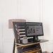 Computer Desk Adjustable Wooden Standing Laptop Desk Office Workstation ...