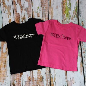 We The People Toddler Tee Kid's Tee T-Shirt We The | Etsy