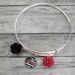 Thin Red Line Flag Bracelet, Thin Red Line Flag Bracelet Bangle Thin ...