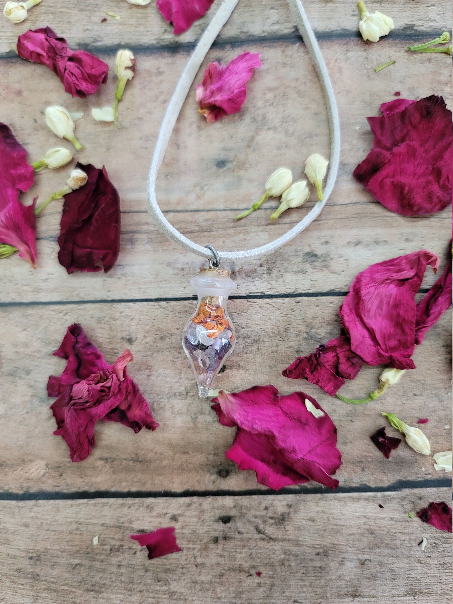 Protection Spell Bottle Necklace Protection Necklace - Etsy