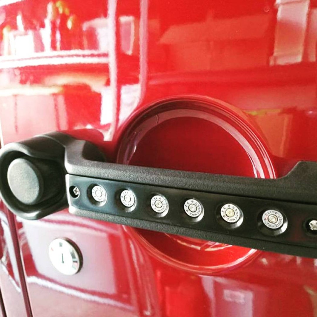 Wrangler JK JKU Bullet Door Handle Inserts, Wrangler Door Handle ...