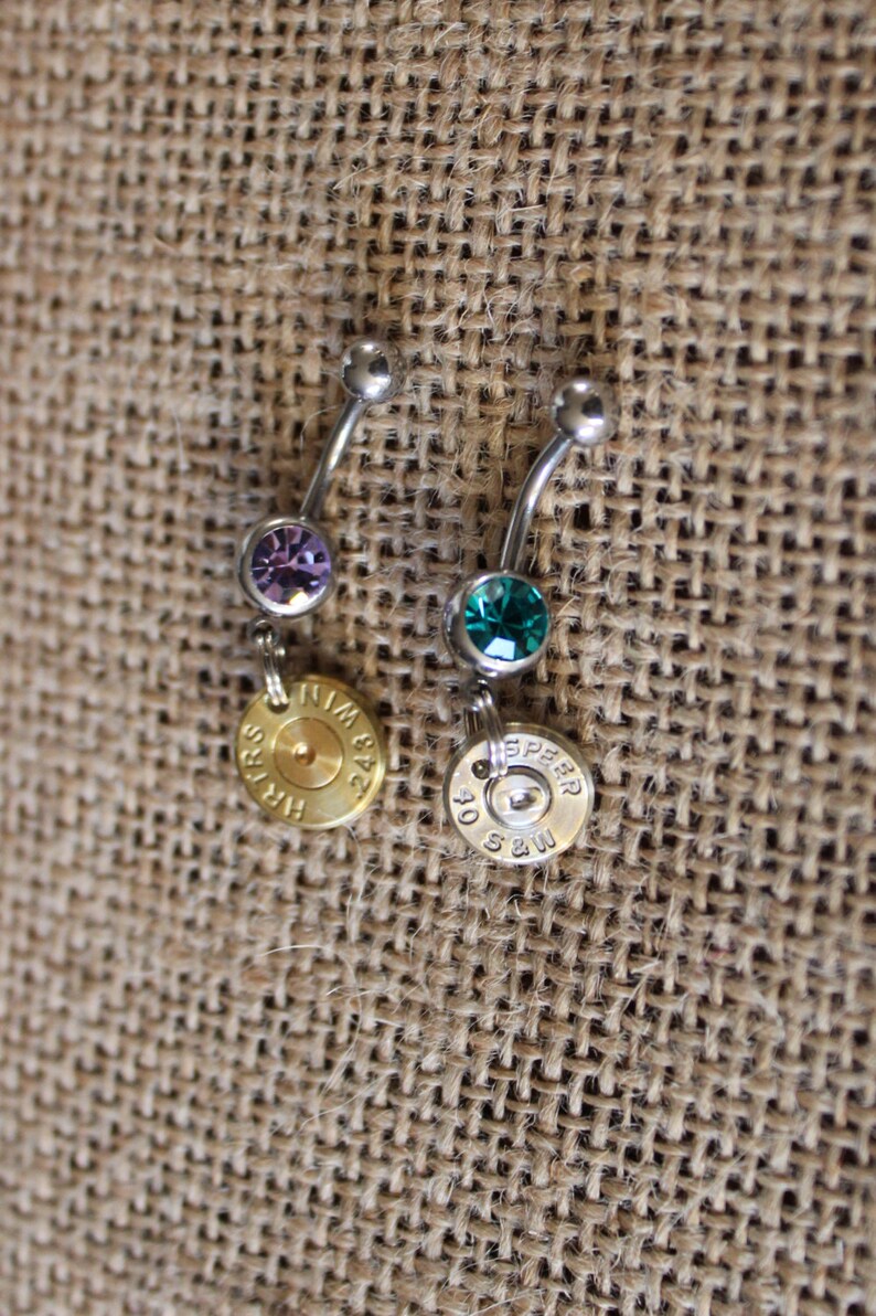 Handmade Bullet Naval Belly Button Ring for the Country - Etsy