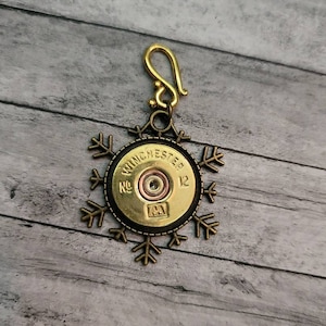 Metal Snowflake Bullet Ornament, Shotgun Shell Ornament, Bullet ...